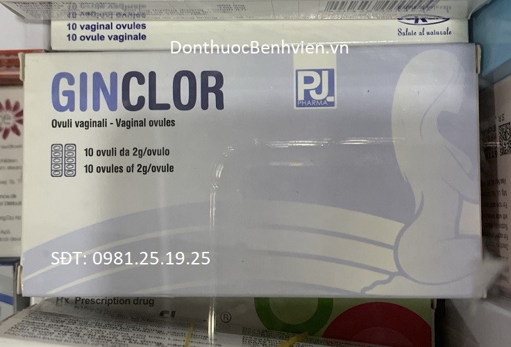 Thuốc đặt âm đạo Ginclor | Donthuocbenhvien.vn
