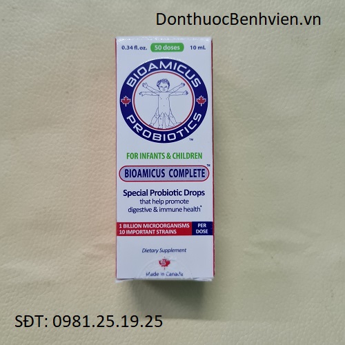 Dung dịch uống Bioamicus Complete 10ml | Donthuocbenhvien.vn